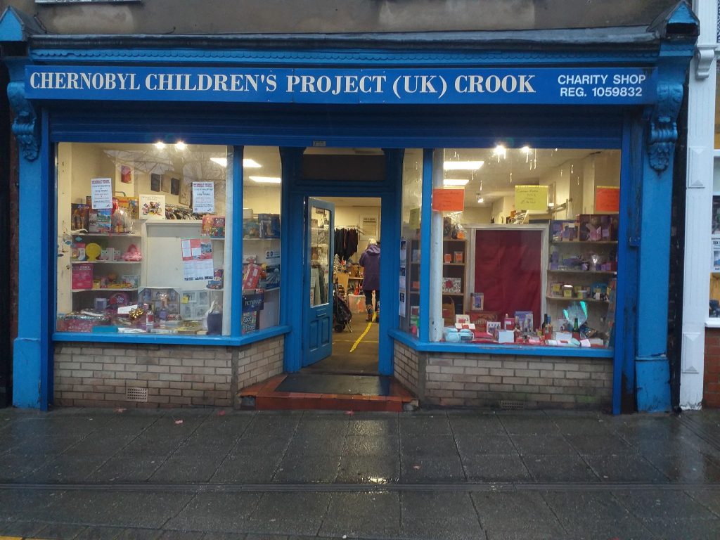 Chernobyl Children's Project (UK) » Our Wonderful Charity Shop in Crook